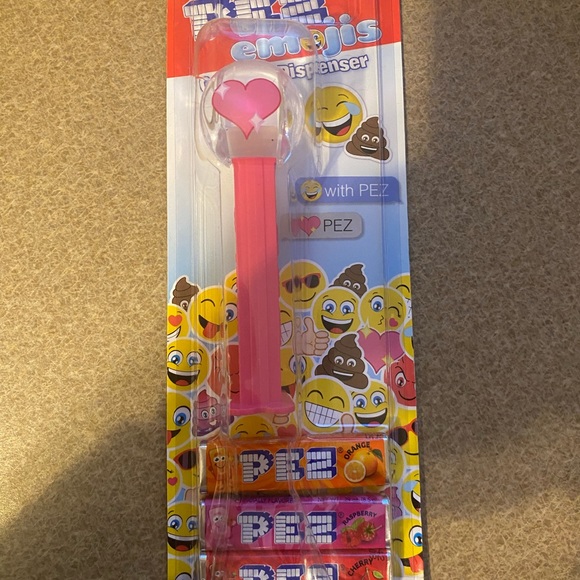 PEZ | Toys | New Pez Heart Emojis Dispenser Globe Original Package ...